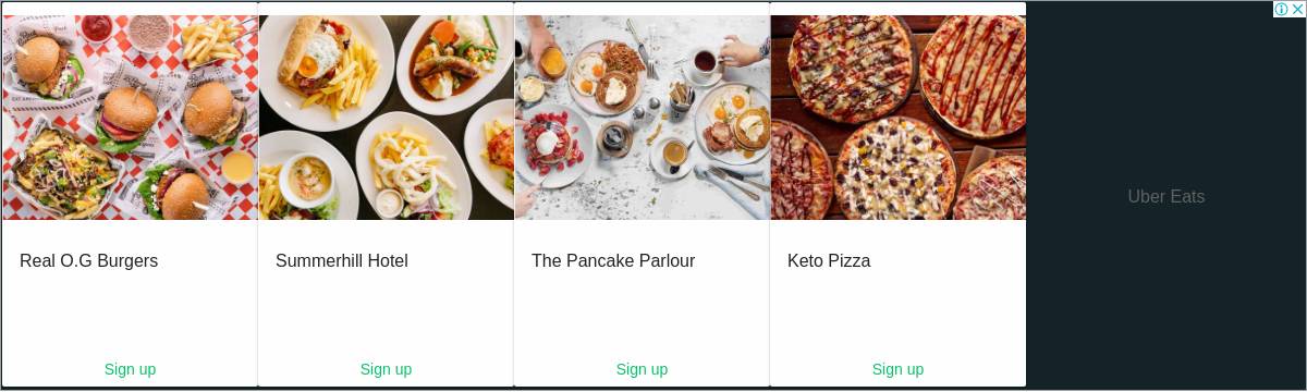 UberEATS Ad