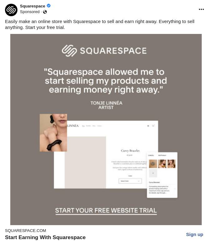 Squarespace Ad - Bigdatr