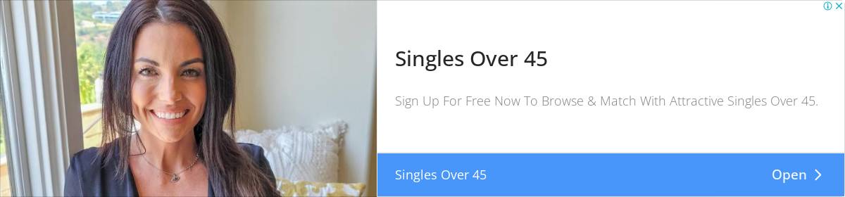 Singles Over 45 Ad - Bigdatr