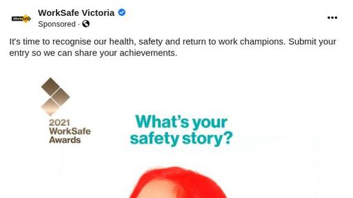 Explore New WorkSafe Victoria Ads 2021